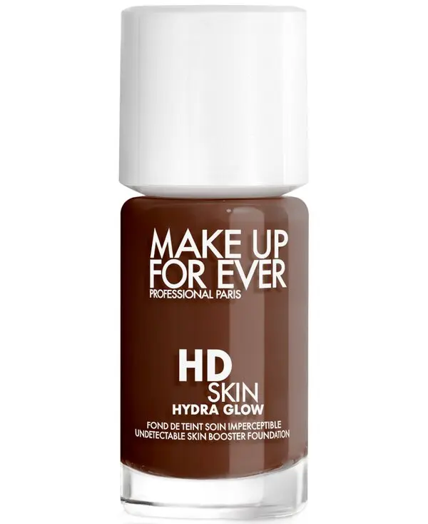 MAKE UP FOR EVER Hd Skin Hydra Glow Skincare Foundation With Hyaluronic Acid 1n00 Alabaster - 4r76 - Cool Ebonyâ  - For Very Deep Skin